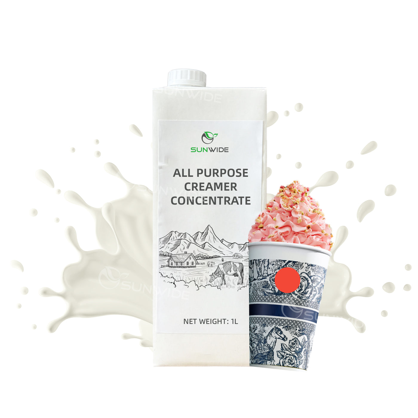 All Purpose Creamer Concentrate ( 12 Packs/ Carton) — Sunwide Bubble Tea