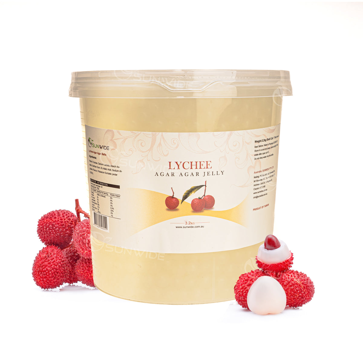 Popping Pearl Lychee | Sunwide Bubble Tea Supply | Australia Wide Wholesale