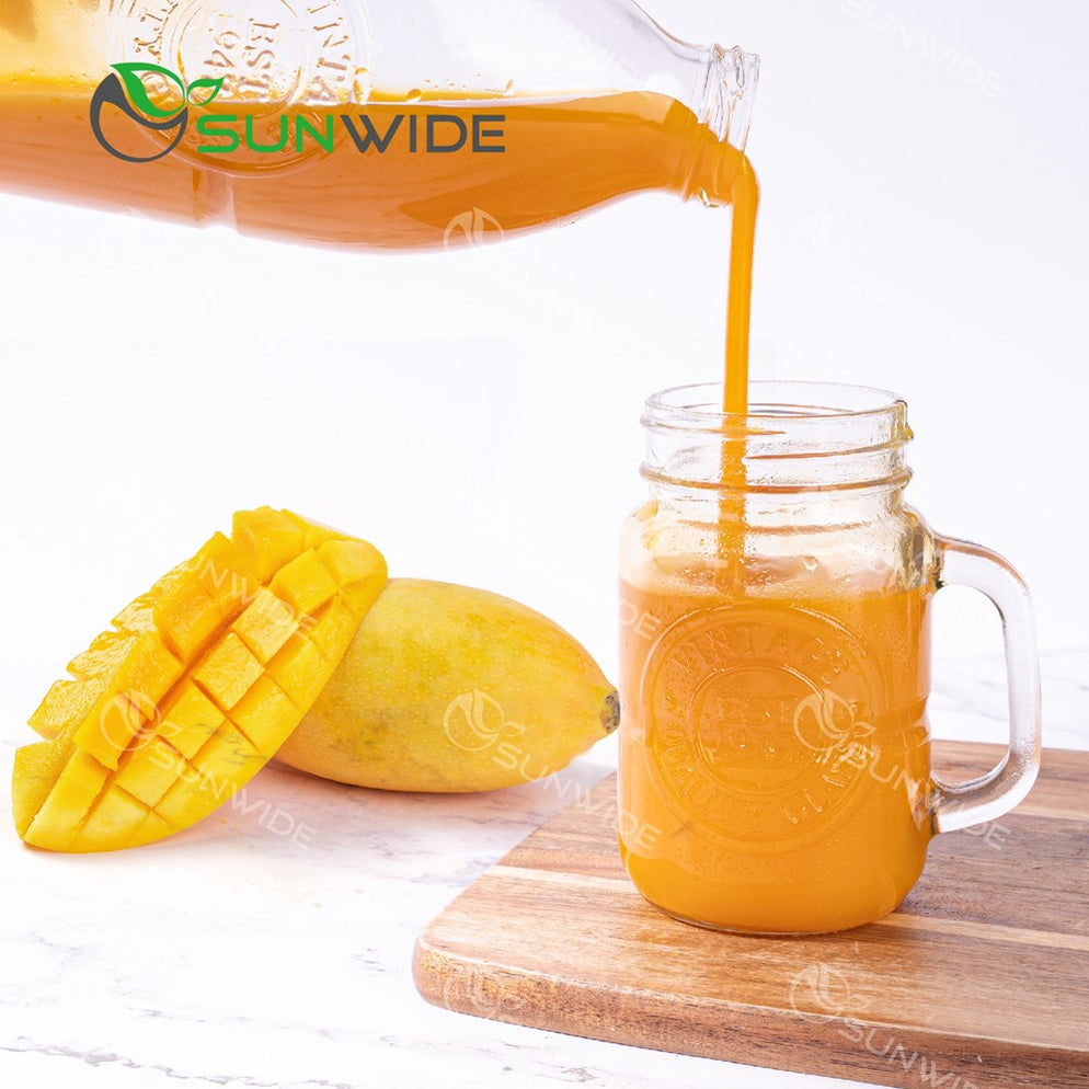 Mango Flavor Syrup With Pulp 1.1kg x 12 bottles | Sunwide Bubble Tea